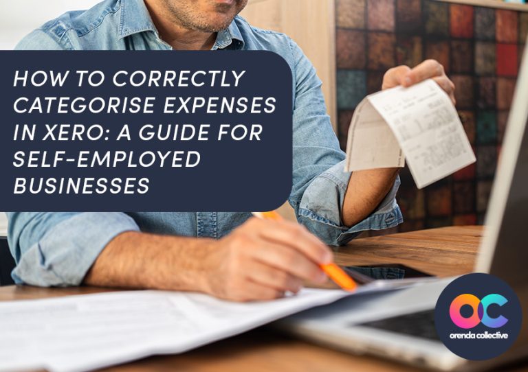 Xero - Expense Categorise for Self-Employed Businesses